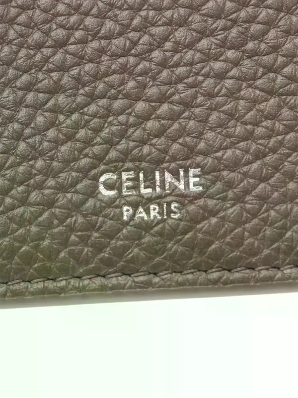 Celine Bifold Leather Card Holder