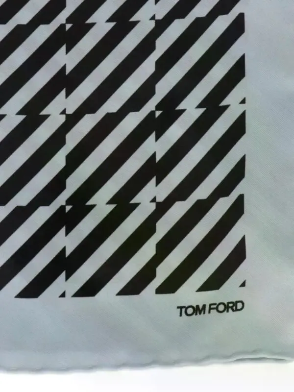 TOM FORD Geometric-print Pocket Square