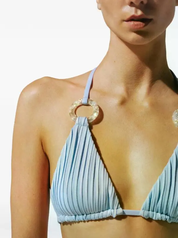 BAOBAB Kaia Ring-detail Bikini Top - Blue