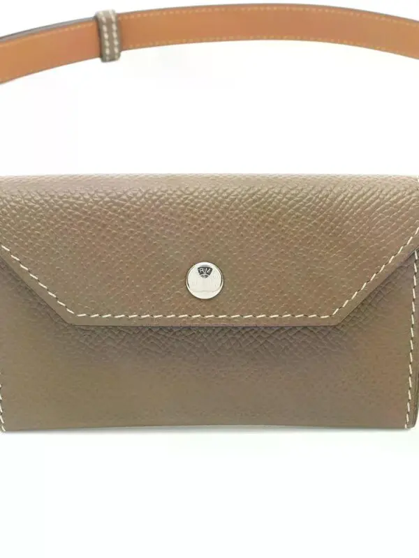 Hermès 18 Kelly Pocket Leather Belt Bag - Grey