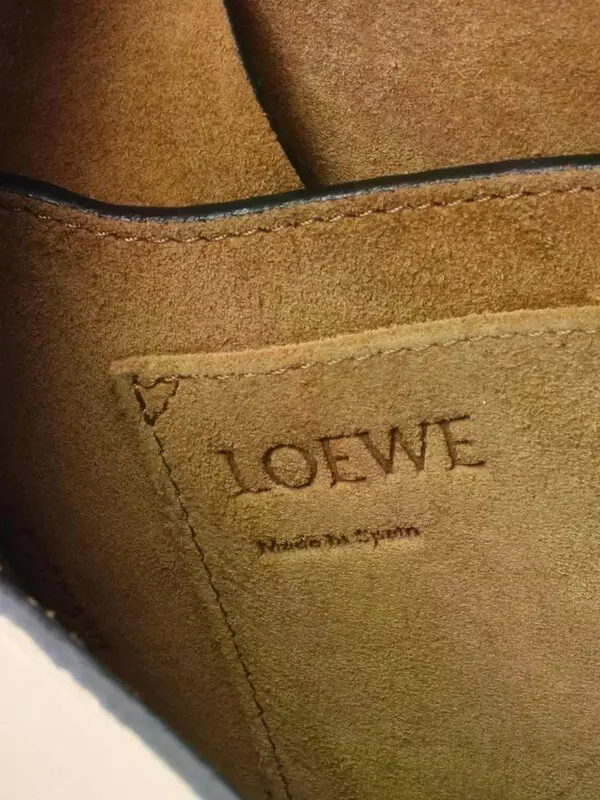 Loewe Gate Leather Shoulder Bag - Blue