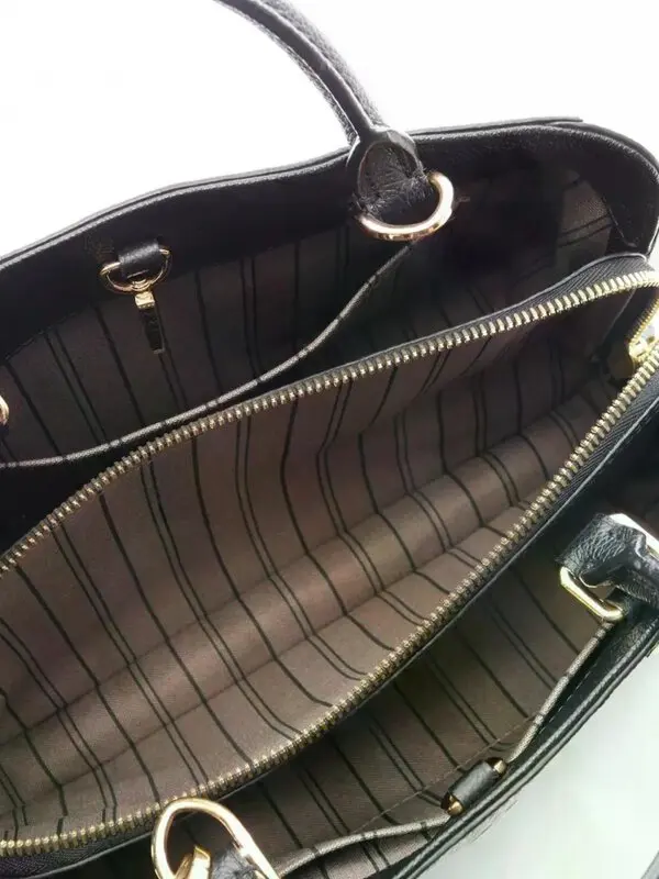 LOUIS VUITTON Montaigne Bb Monogram Empreinte Leather Tote Bag