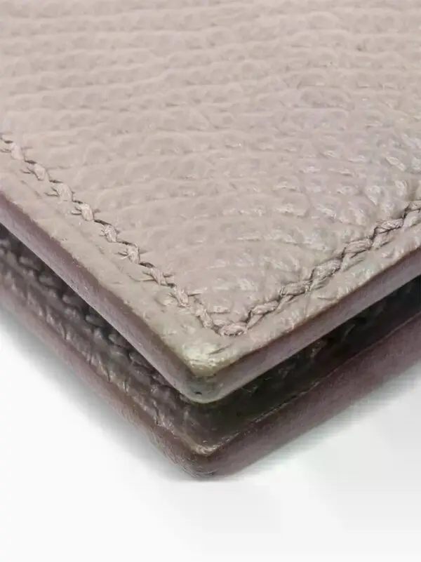 Hermès 2020 Bearn Leather Wallet - Grey
