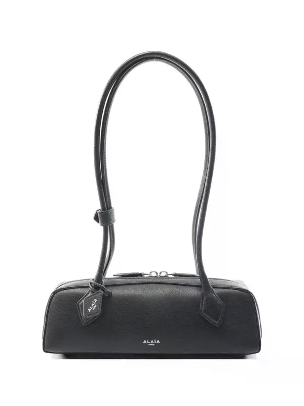 Alaïa Small Le Teckel Leather Shoulder Bag - Black