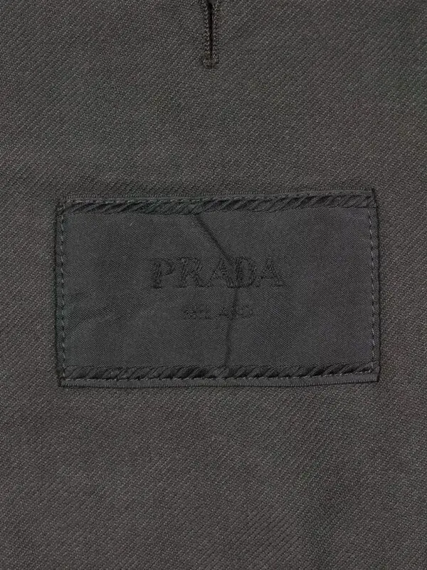 Prada Single-breasted Cotton Coat