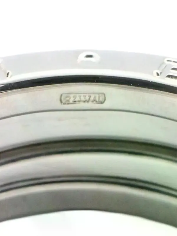 BVLGARI B.zero1 18k White Gold 3-band Ring
