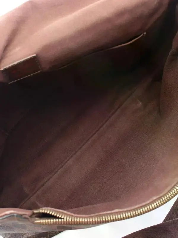 LOUIS VUITTON Brooklyn Gm Damier Ébène Crossbody Bag - Brown