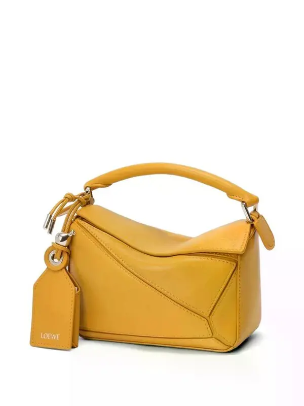 Loewe Featherlight Puzzle Mini Bag - Yellow
