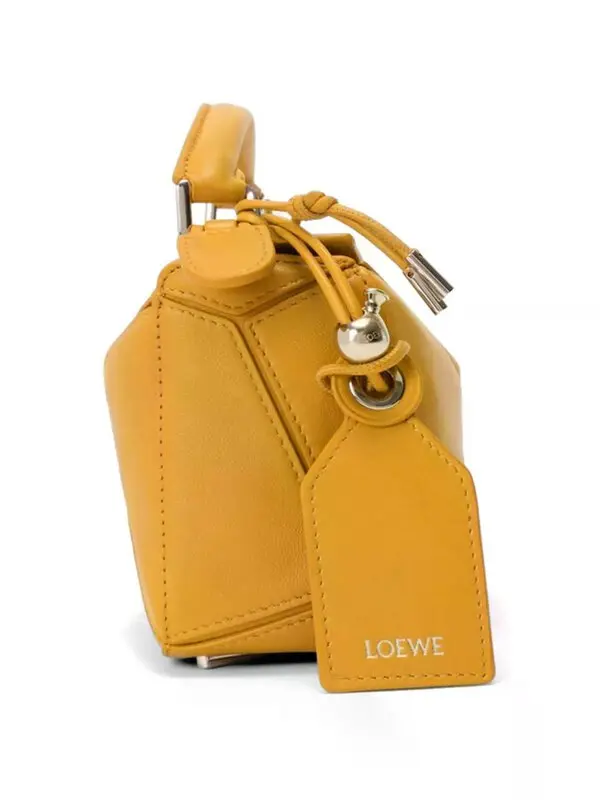 Loewe Featherlight Puzzle Mini Bag - Yellow