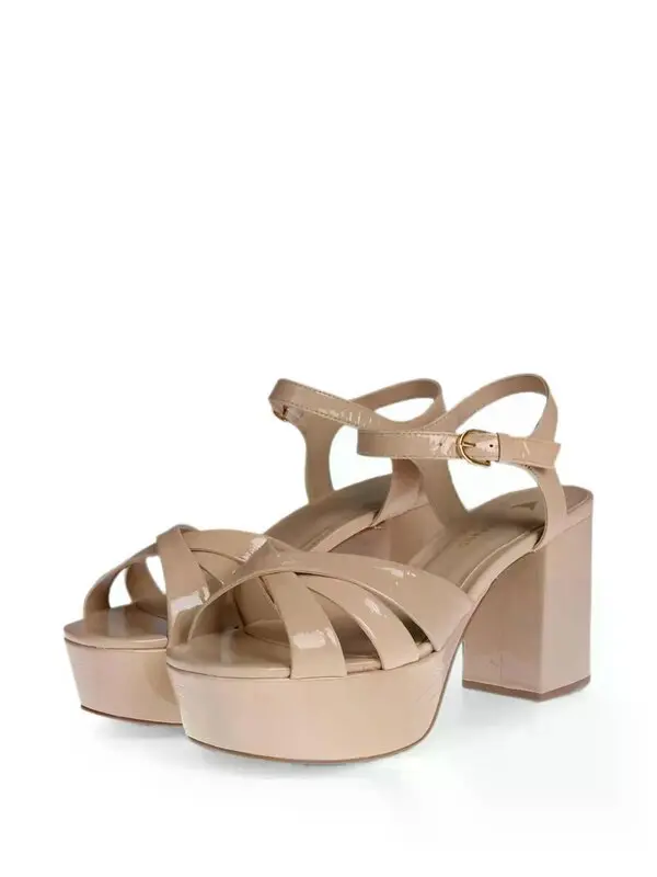 ANDREA CARRANO Criss-cross Platform Sandals