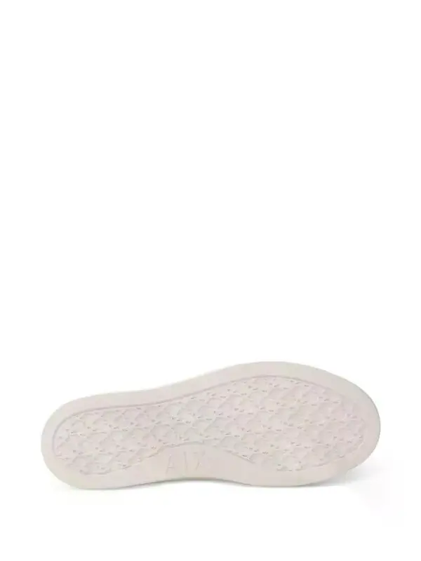 Armani Exchange Ax Monogram Print Flatform Sneakers