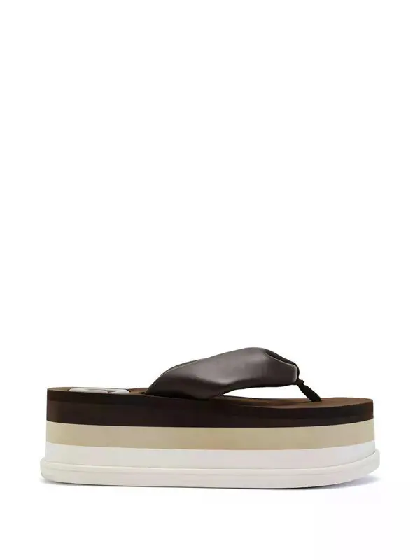 Cult Gaia Padded Flatform Sandals