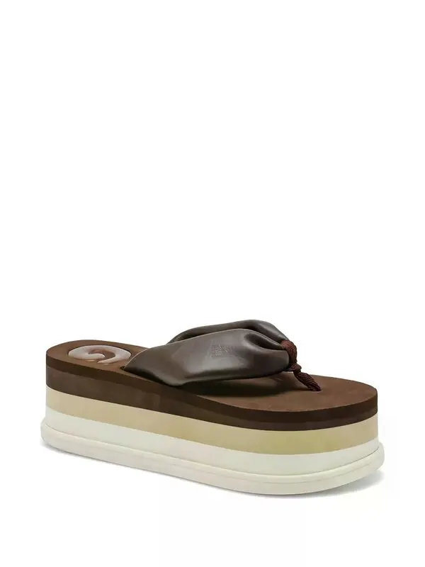 Cult Gaia Padded Flatform Sandals