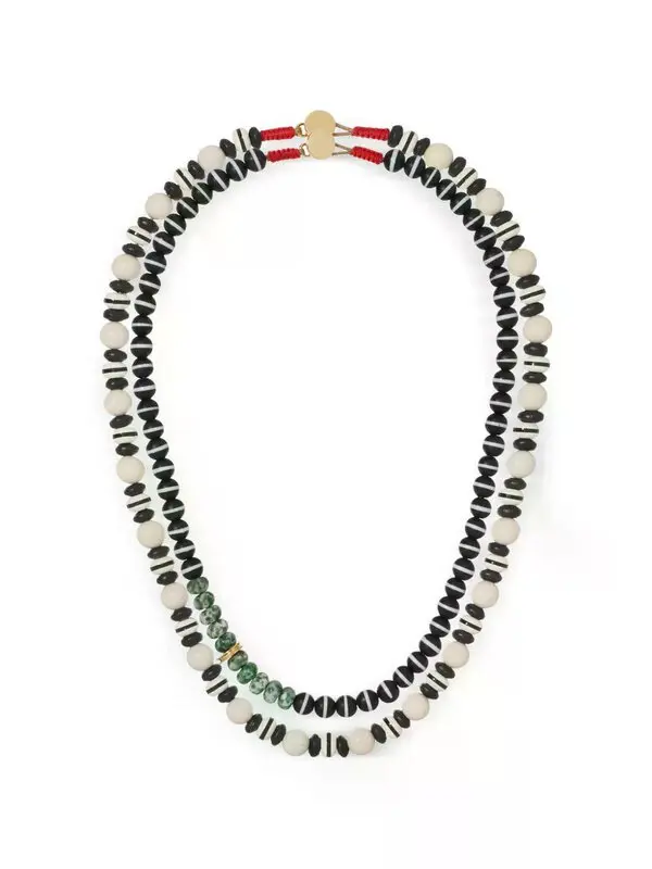 ROXANNE ASSOULIN Salt & Pepper Beaded Necklace - Black