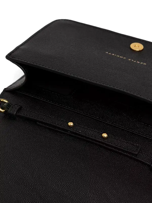 TRUSSARDI Grainy Chain-link Crossbody Bag