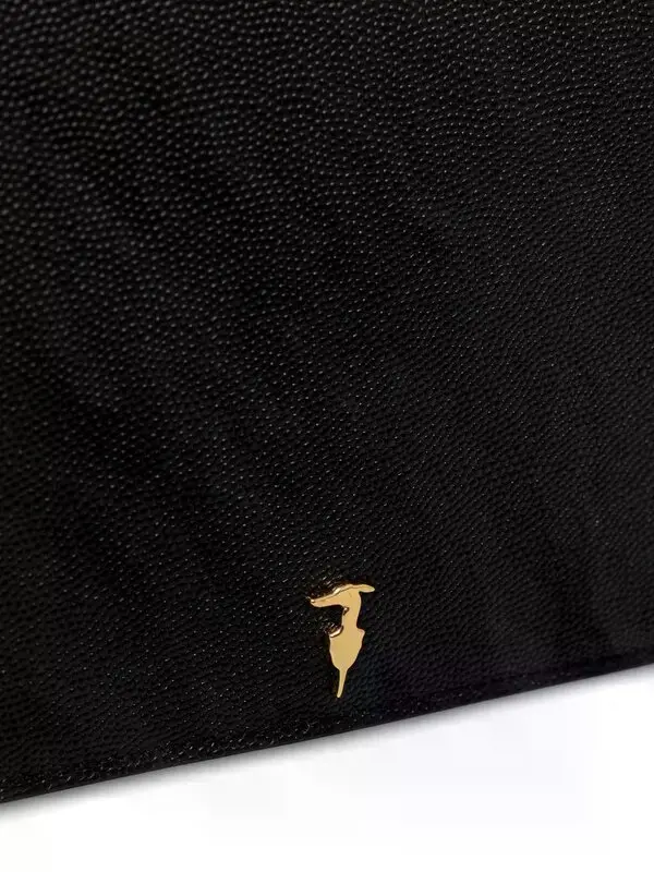 TRUSSARDI Grainy Chain-link Crossbody Bag