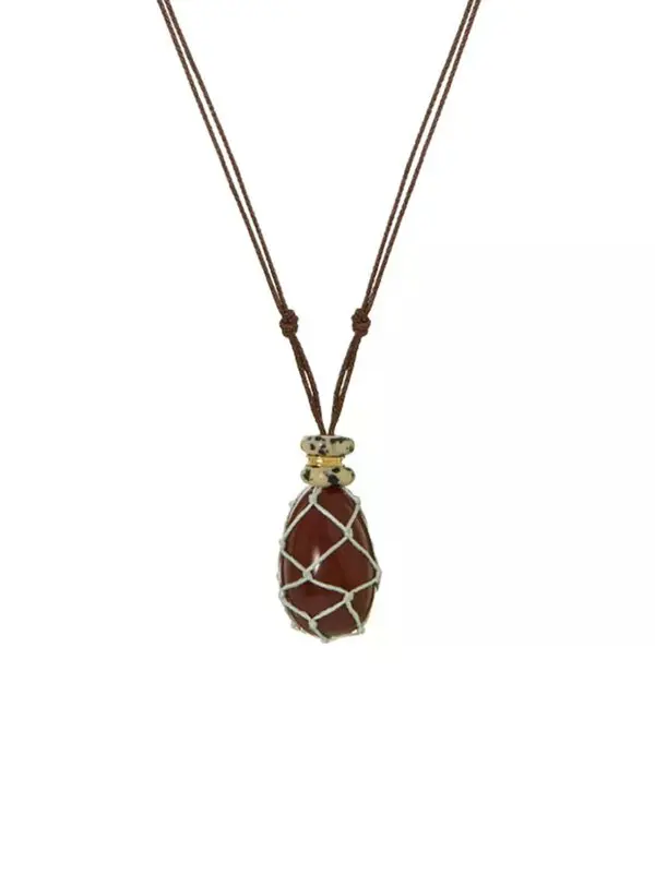 ROXANNE ASSOULIN Netted Stone Pendant Necklace