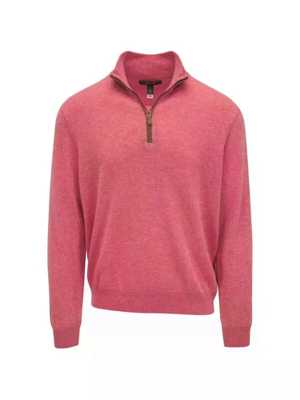 Rlx Ralph Lauren Knitted Quarter-zip Sweater