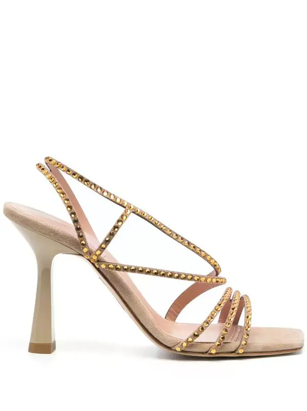 Alberta Ferretti Crystal-embellished Sandals