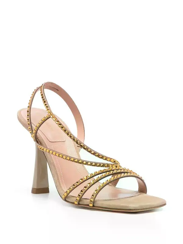 Alberta Ferretti Crystal-embellished Sandals