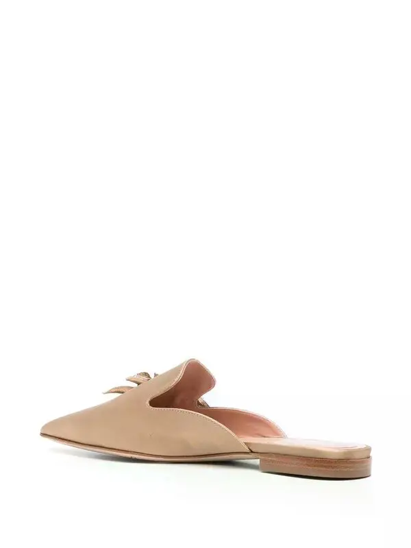 Alberta Ferretti Embellished Pointed-toe Mules