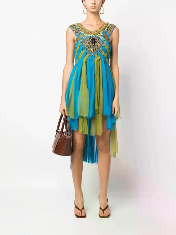 Alberta Ferretti Embellished Midi Dress