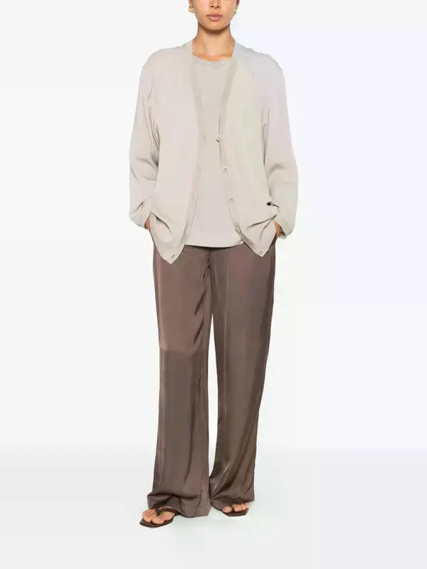 Giorgio Armani V-neck Button-up Jacket And Blouse