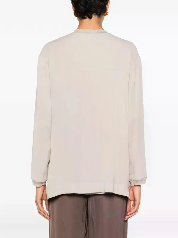 Giorgio Armani V-neck Button-up Jacket And Blouse