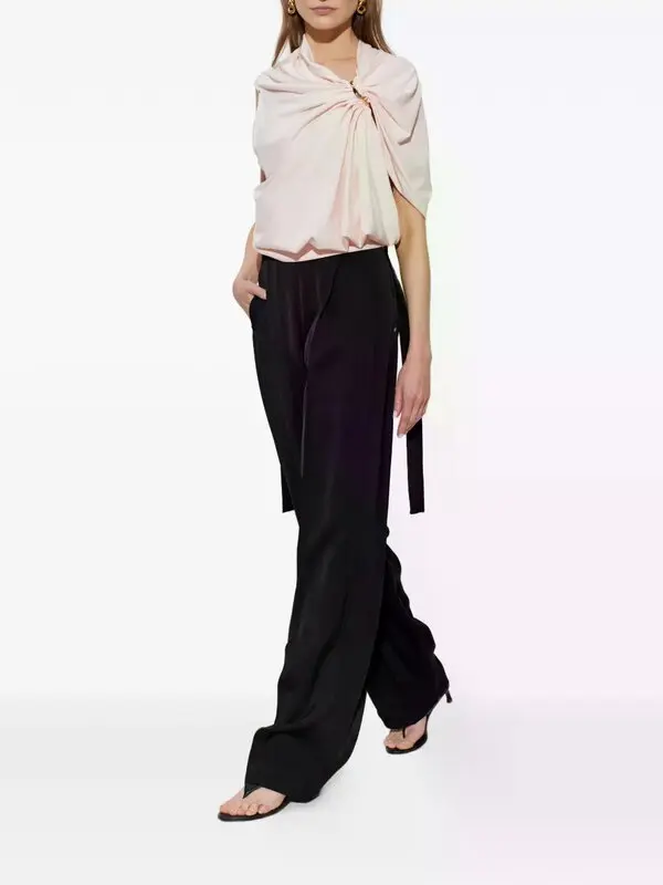 Sportmax Lacuna Draped Top - Pink