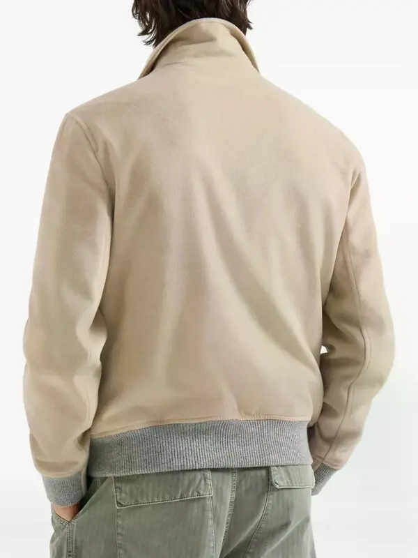 Brunello Cucinelli Lightweight Virgin Wool Cloth Outerwear Jacket