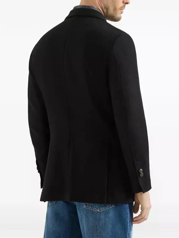 Brunello Cucinelli Cashmere Panama Deconstructed Blazer With Patch Pockets