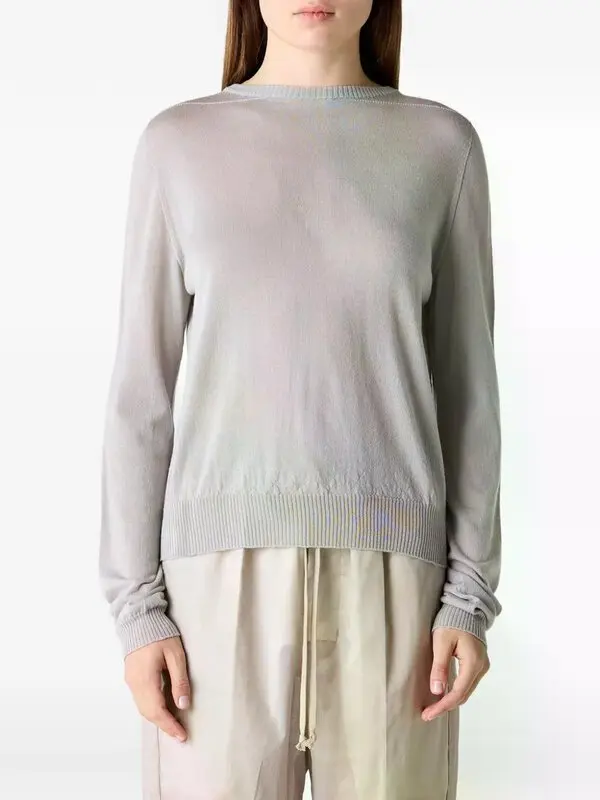 Rick Owens Fine Knit Biker Sweater