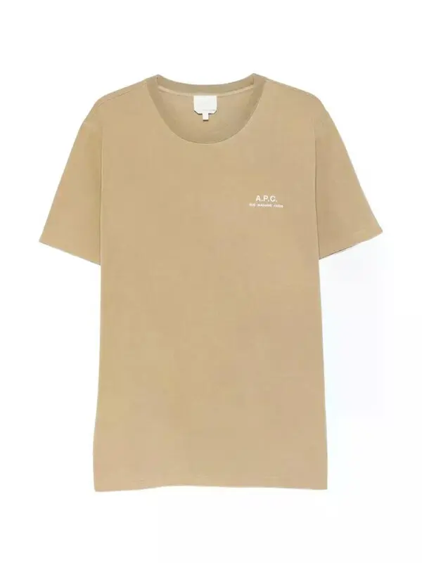 A.p.c. Rue Madame" Logo T-shirt - Neutrals