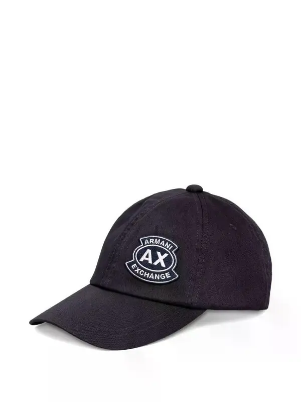 Armani Exchange Baseball Cap With Logo Patch - Blue
