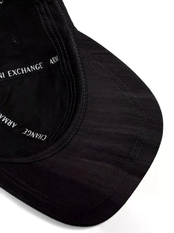 Armani Exchange Baseball Cap With Logo Patch - Blue