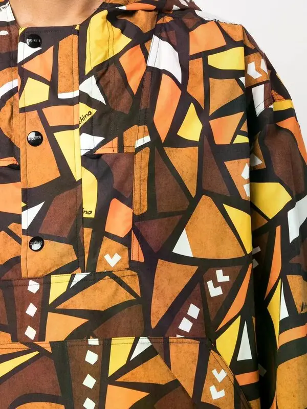 Moschino Hooded Windbreaker Jacket