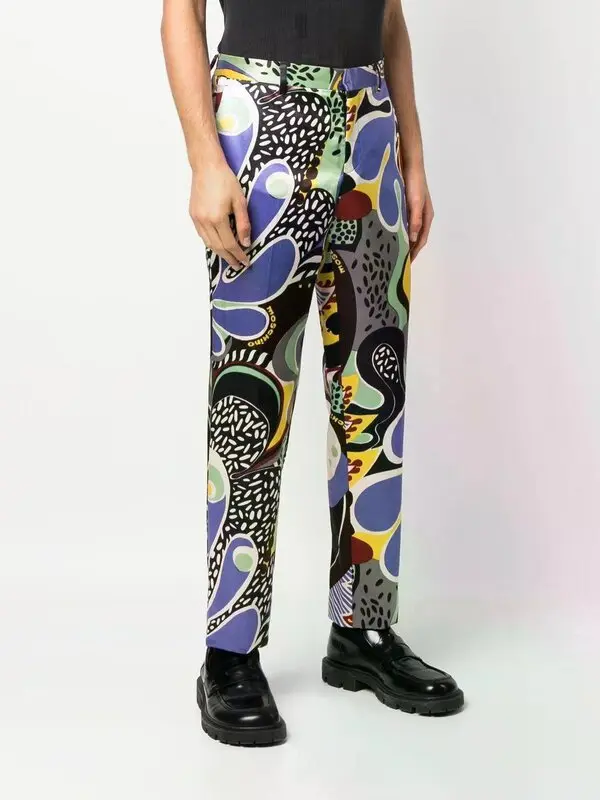 Moschino Graphic Print Tailored Trousers