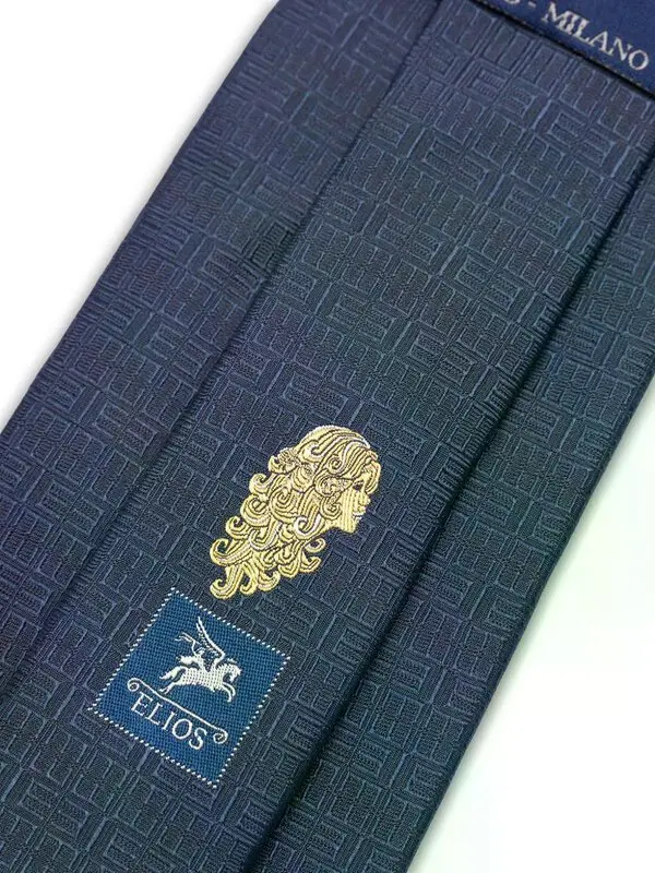 ELIOS Virgin Silk Embroidered Tie