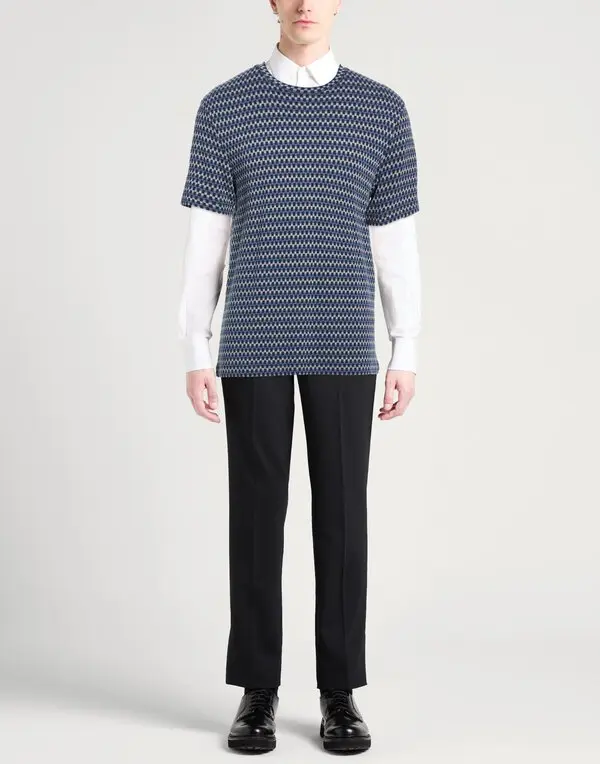 Giorgio Armani Geometric Print Crewneck Sweater