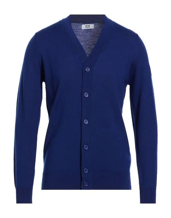 Iceberg Cardigan Wool - Blue