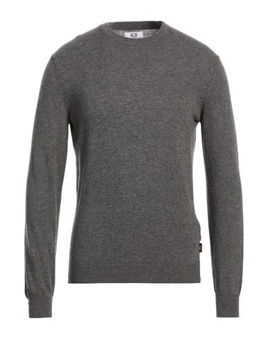 Iceberg Wool And Polyamide Melange Crewneck Sweater - Grey