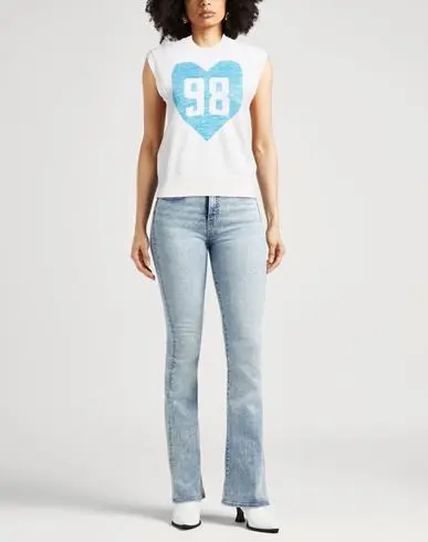 Maje Sleeveless Knit Sweater With Heart Motif