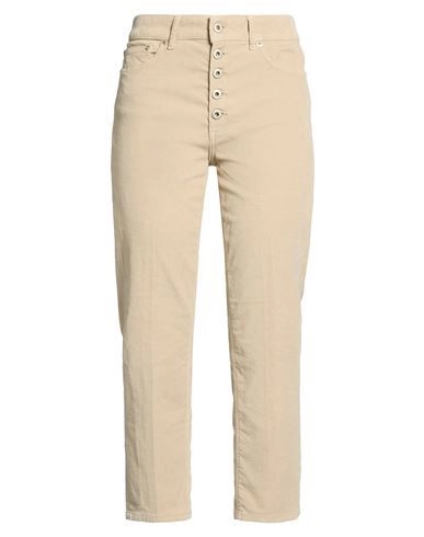 DONDUP Cotton Lyocell Blend Tapered Pants - Sand