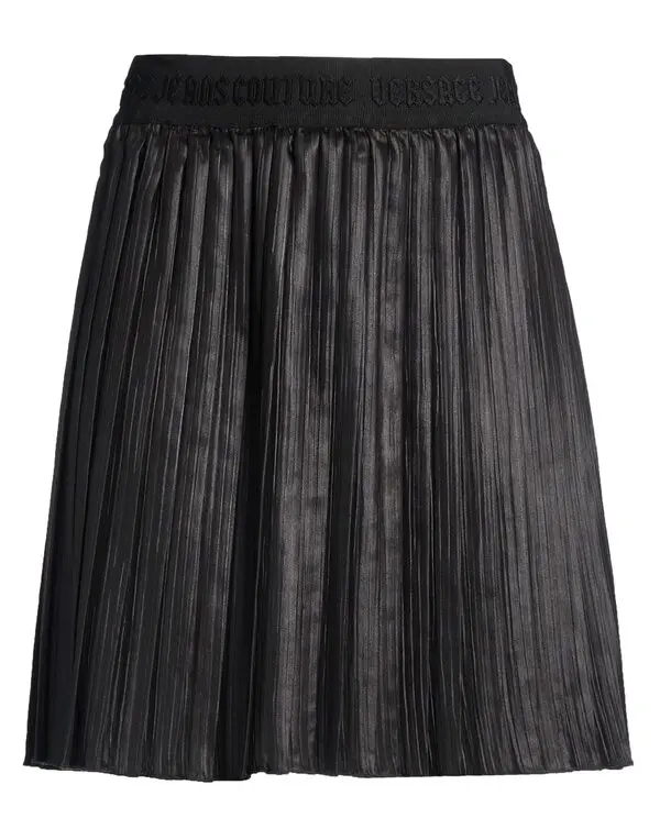 Versace Pleated Georgette Mini Skirt