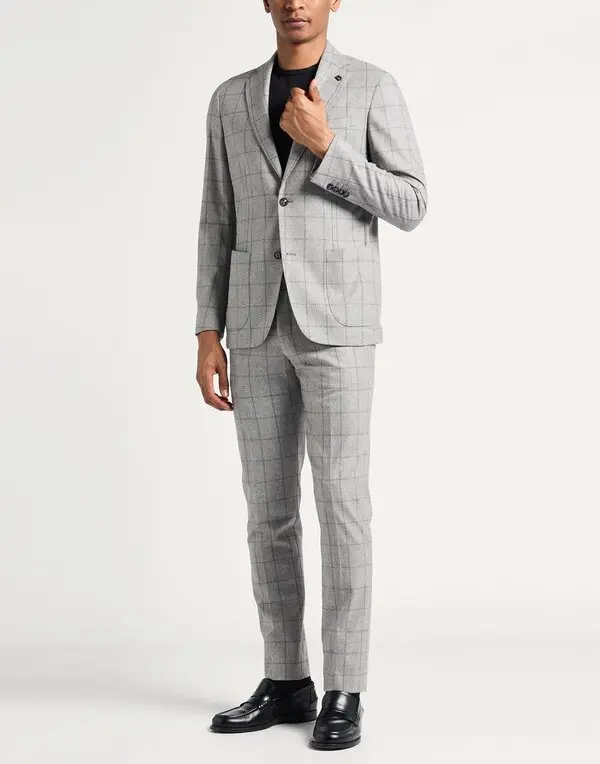 BRERAS MILANO Suit Size Wool, Virgin Wool, Elastane