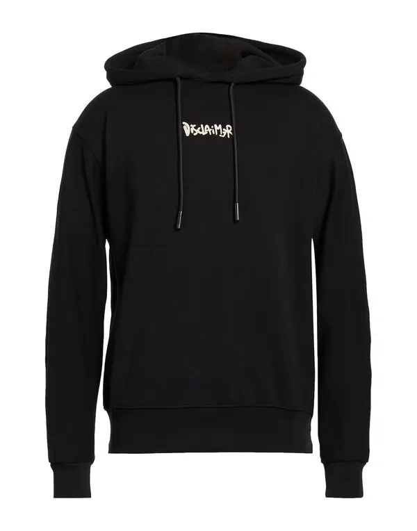 DISCLAIMER Cotton Terry Hoodie With Logo Print