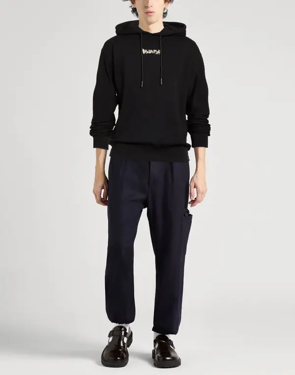 DISCLAIMER Cotton Terry Hoodie With Logo Print