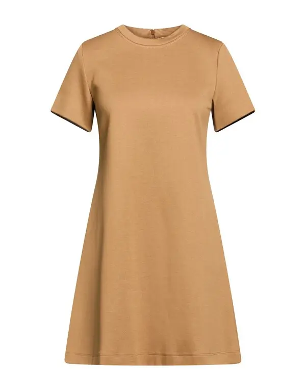 Paul & Joe Cotton Blend Mini Dress - Beige
