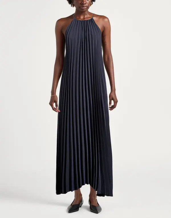 Paul & Joe Pleated Maxi Dress - Charcoal