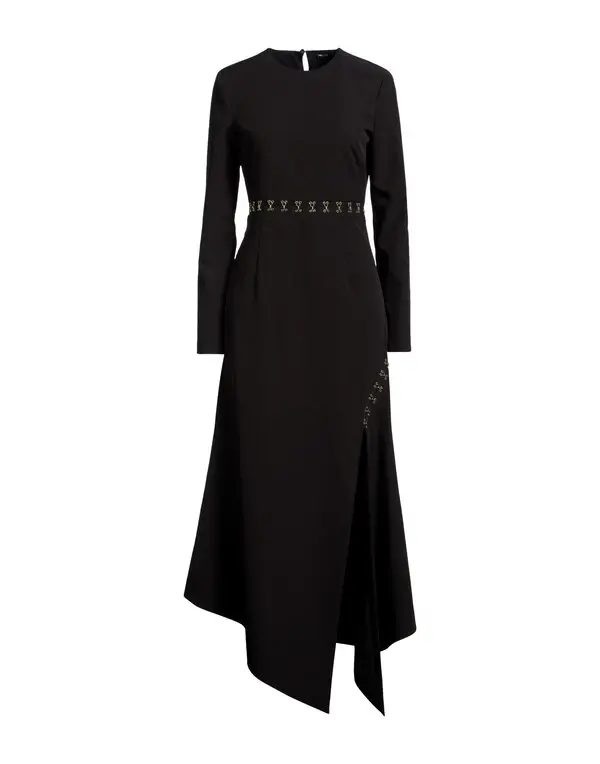 Just Cavalli Crepe Maxi Dress With Embellishments